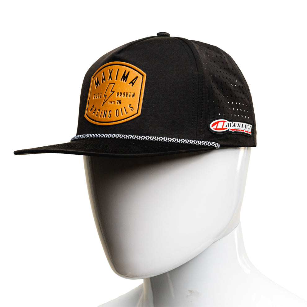 RIPSTER LEATHER PATCH HAT – MaximaUsa
