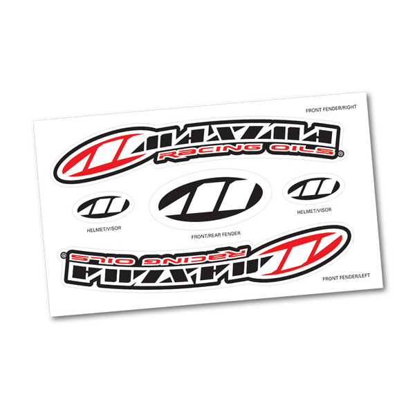 FRONT FENDER DECAL SHEET – MaximaUsa