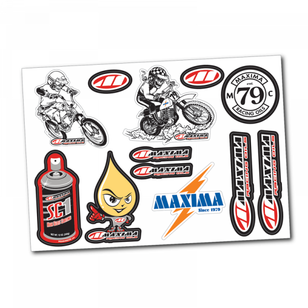 VINTAGE DECAL SHEET – Maxima Racing Oils