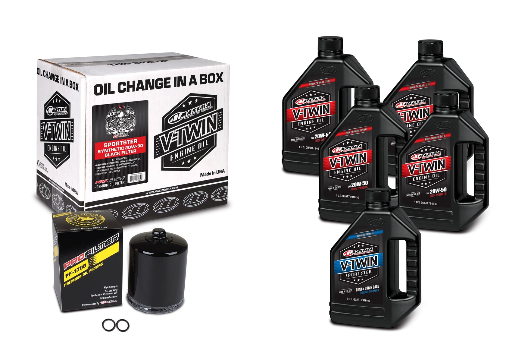 V-TWIN OIL CHANGE KITS – MaximaUsa