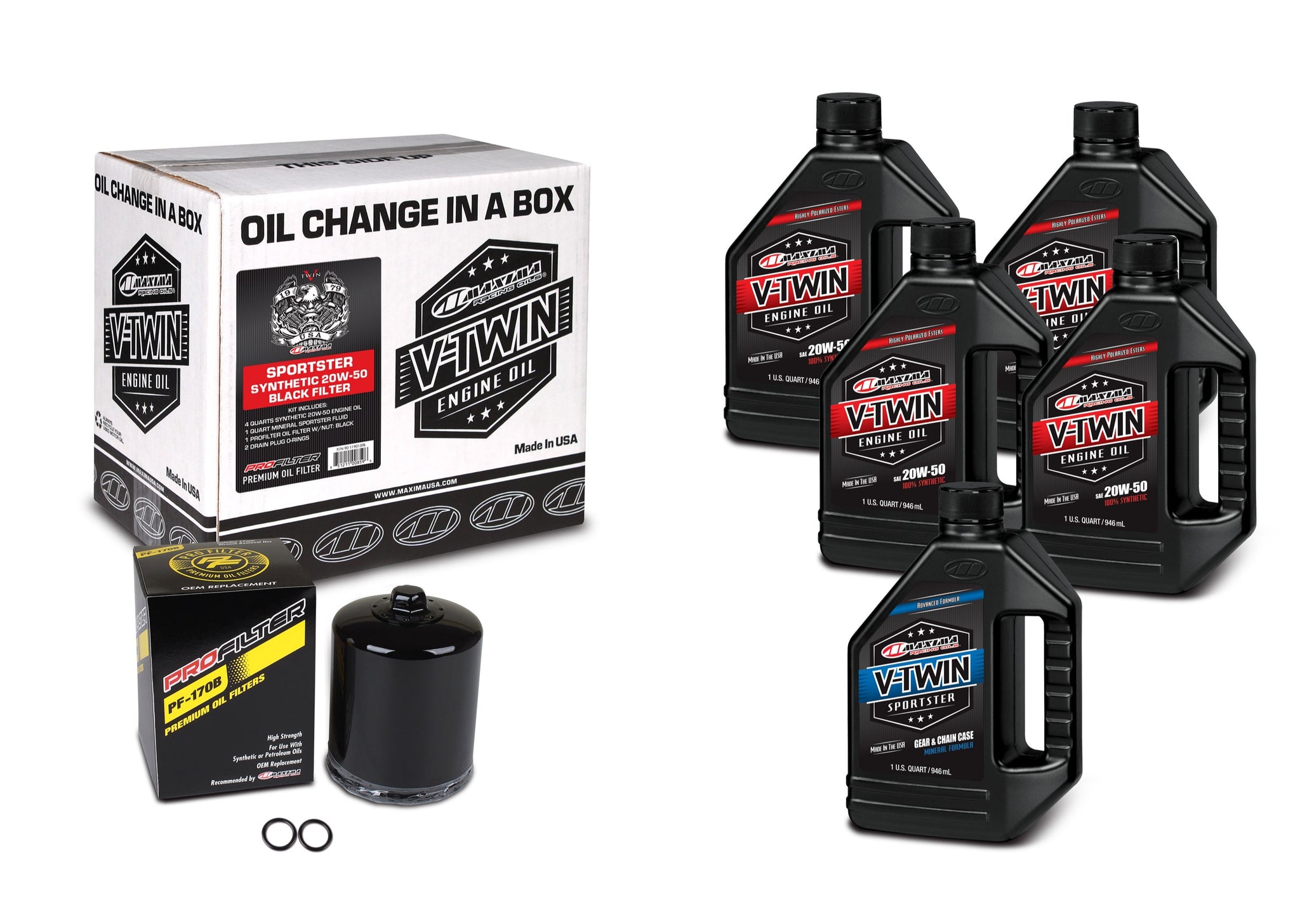 V-TWIN OIL CHANGE KITS – MaximaUsa